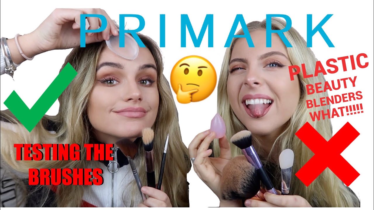 SILICONE MAKE-UP BRUSHES?! | TESTING PRIMARK MAKE-UP TOOLS | SYD AND ...
