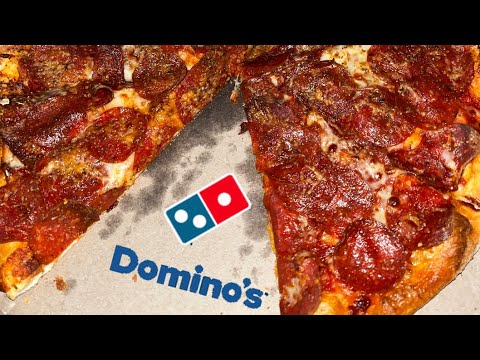 Domino’s Pepperoni Ultimate Pizza Review - YouTube