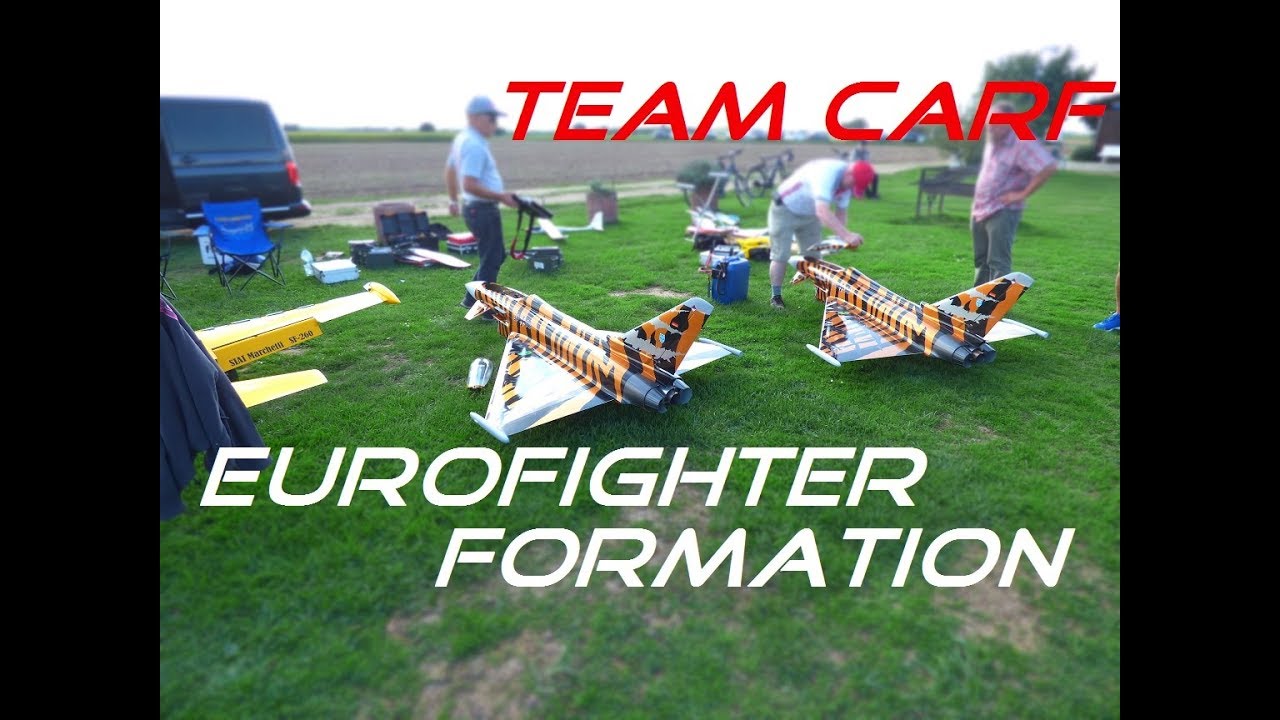 Rc Eurofighter Typhoon Jet Formation, Team Carf - YouTube