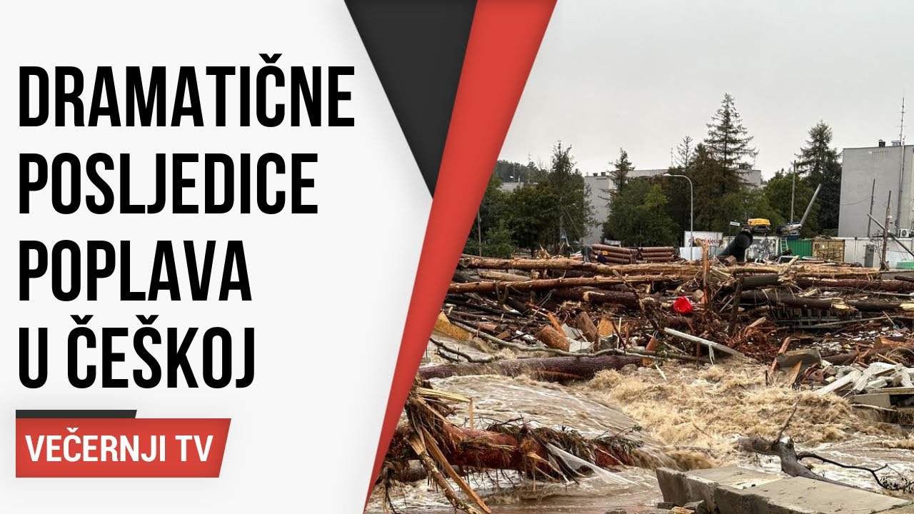 Pogledajte dramatične posljedice poplava u Češkoj - YouTube