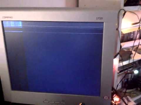 Weird behaviour of screen with HDMI to VGA cable - YouTube