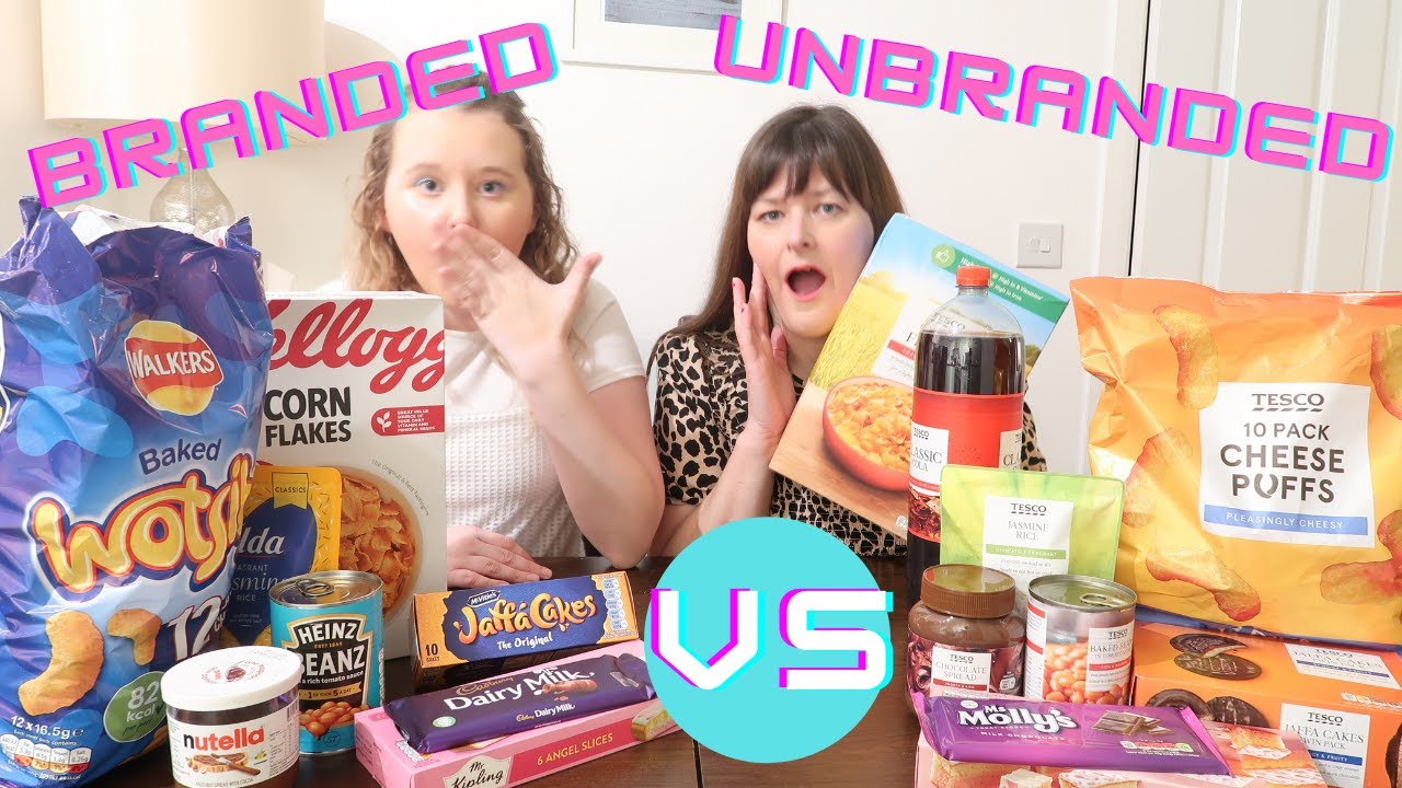 BRANDED VS UNBRANDED FOOD CHALLENGE! - YouTube