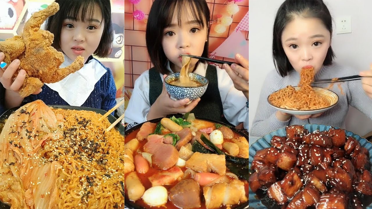 SATISFYING FOOD ASMR #73 Chinese Food！EATING SOUNDS! Very Satisfying ...