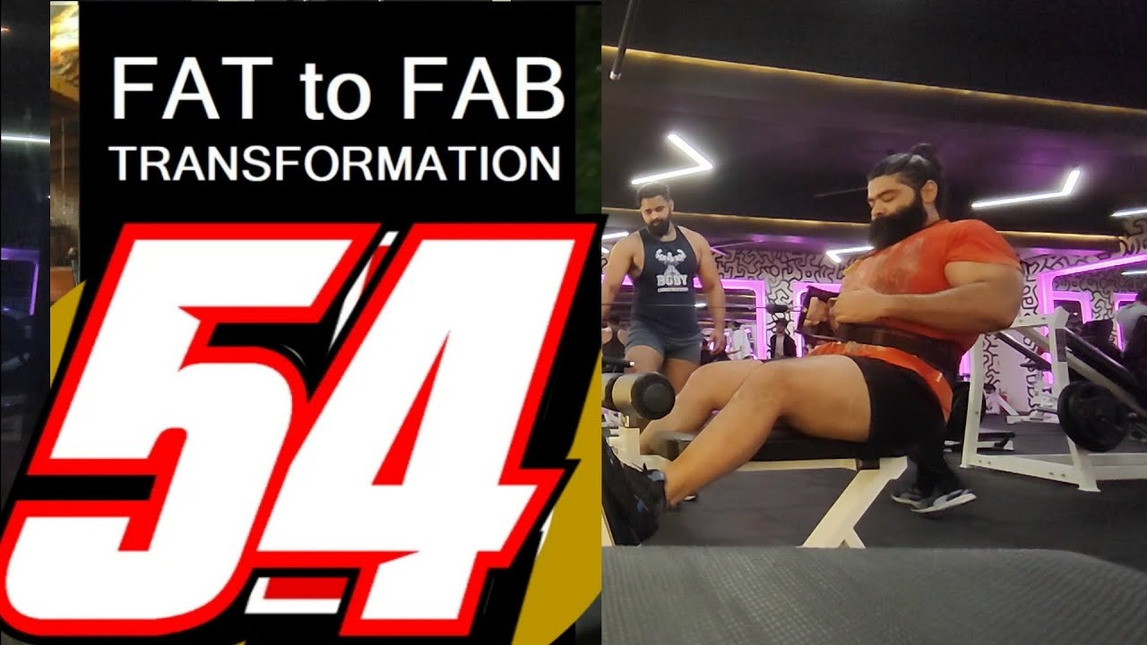 Transformation Day 54 | Back workout | Fat to Fab challenge #fatloss # ...