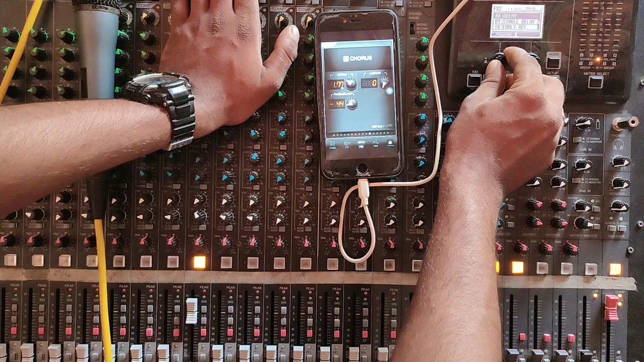 YAMAHA MGP MIXER DELAY SETTINGS - YouTube