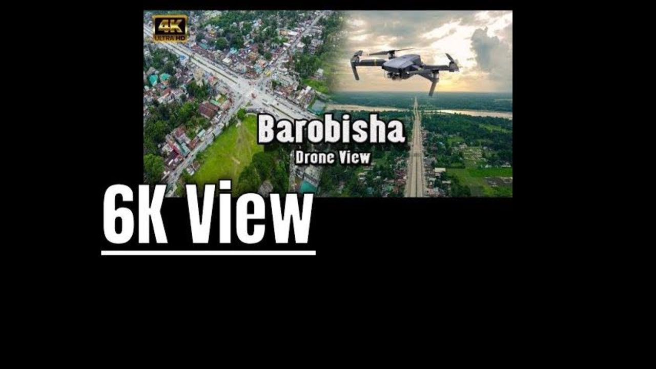 Drone view of The beautiful city Barobisha || পাখির চোখে বারোবিশা শহরের ...
