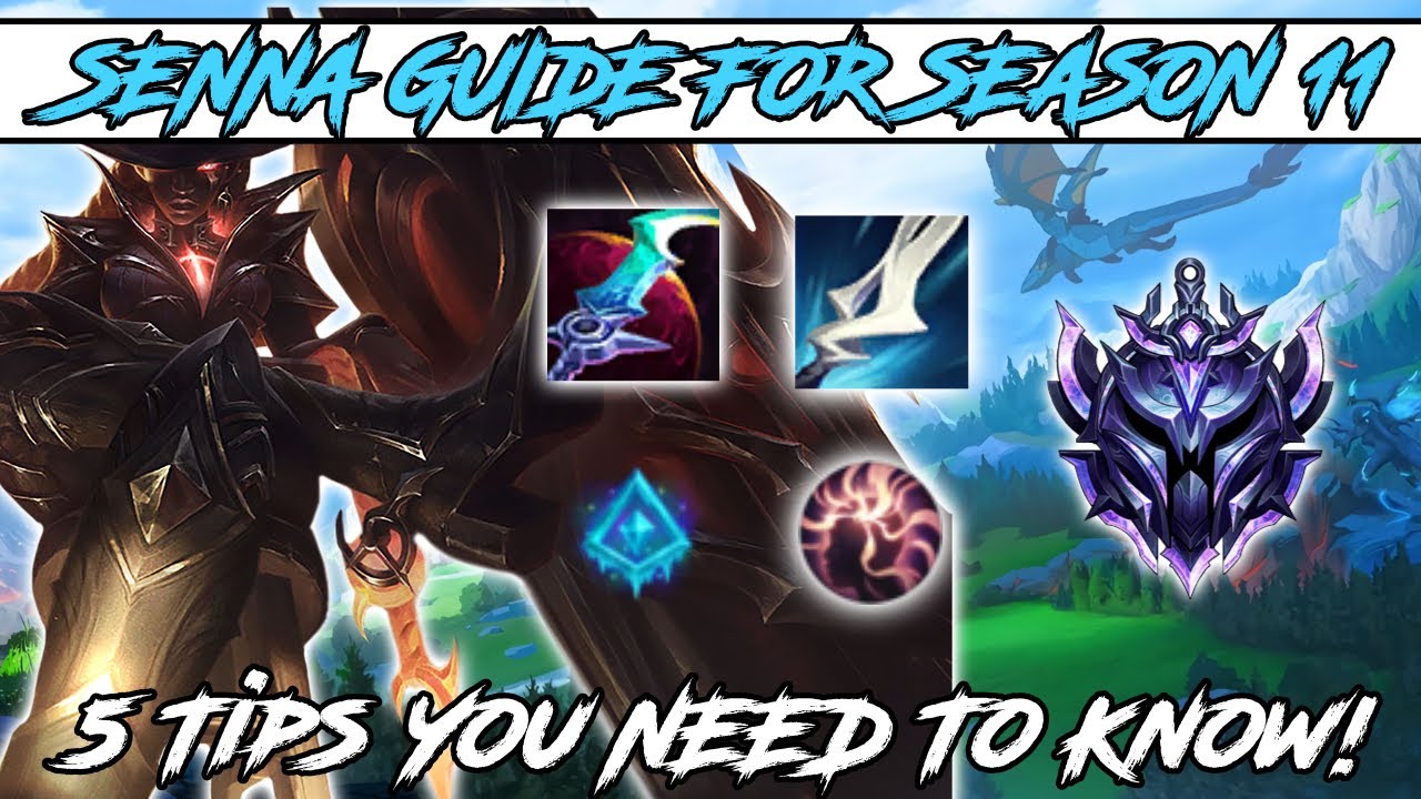 5 Tips You NEED To Know For Senna Season 11! Senna Guide New Items and ...