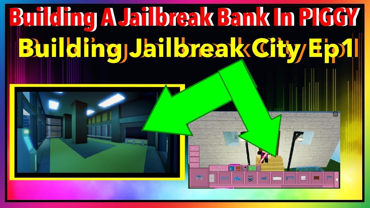 Building Jailbreak Bank in Piggy New Building Mode! | Roblox Piggy ...