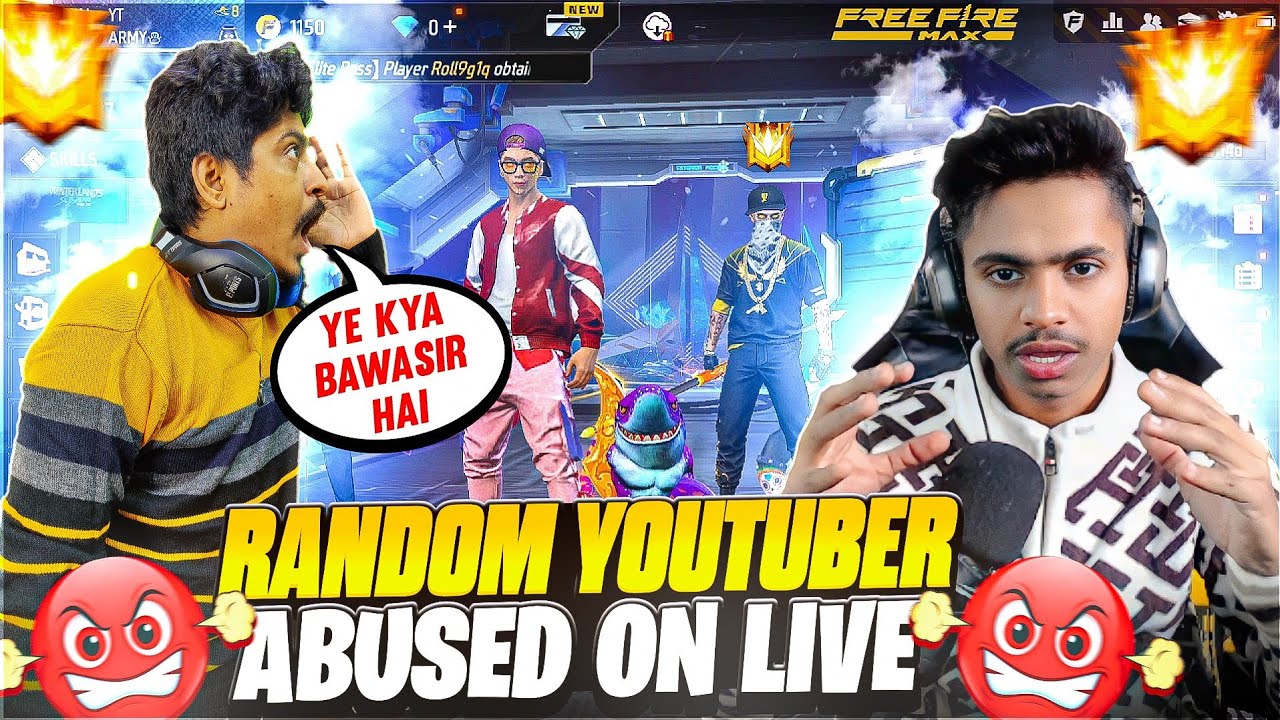 RANDOM YOUTUBER FROM 1 LEVEL ID😂😂 Garena Free Fire - YouTube