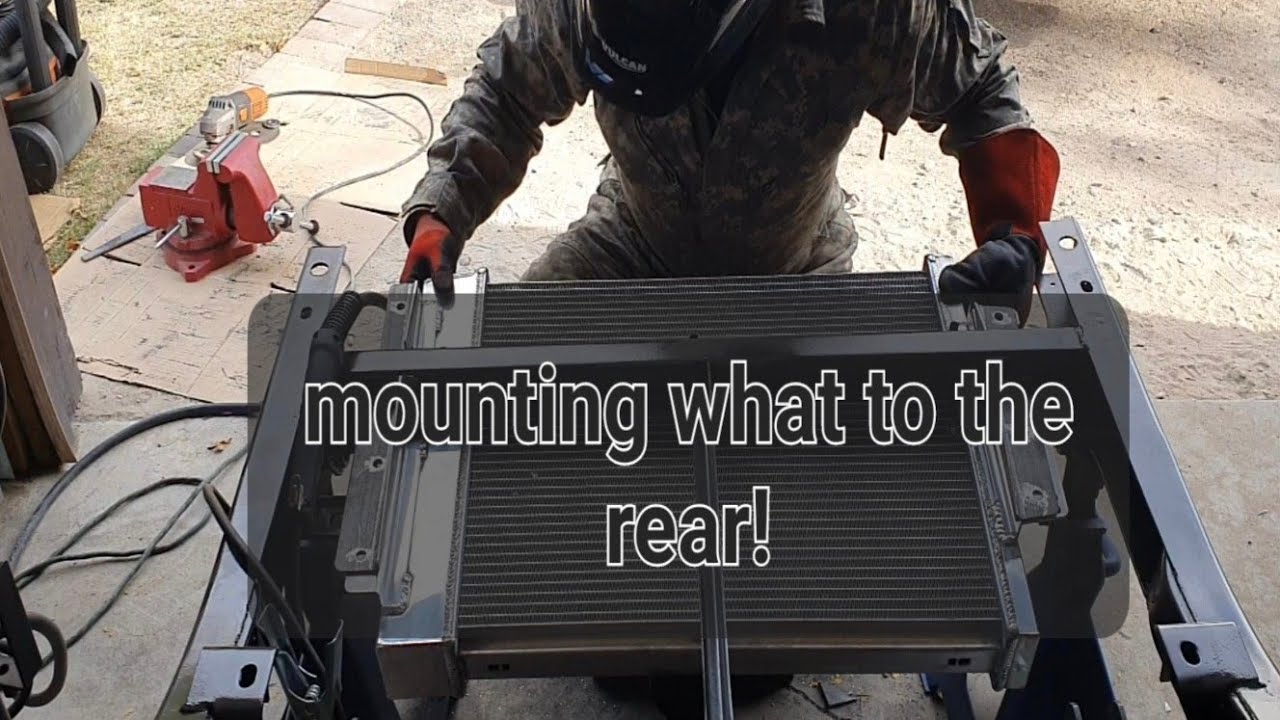 LS Datsun 521: Rear mounted Radiator - YouTube