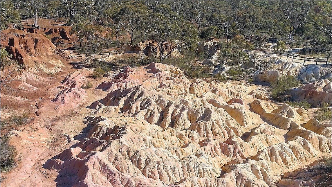 Pink Cliffs, Heathcote (drone) - YouTube