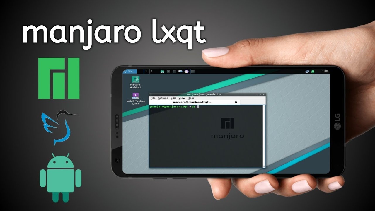 Install manjaro lxqt desktop on Android | Termux - YouTube