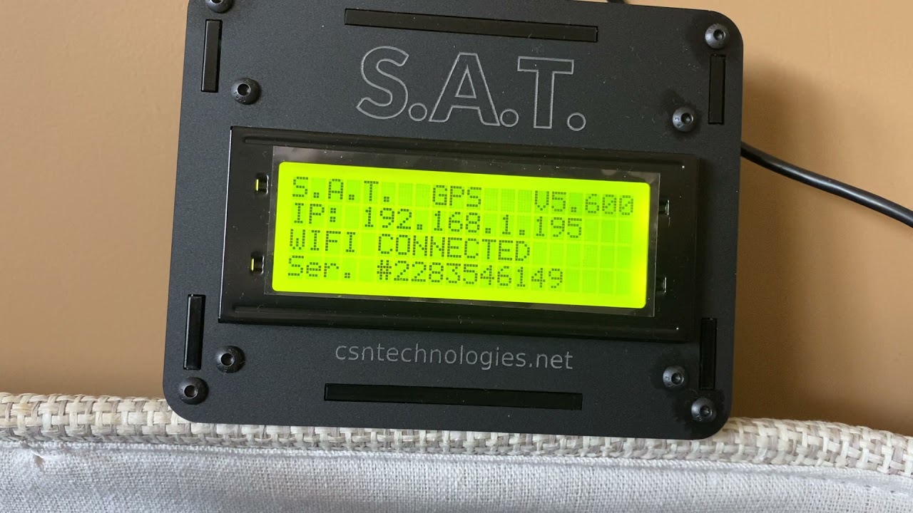 CSN technologies SAT easiest interface to use for satellite tracking ...