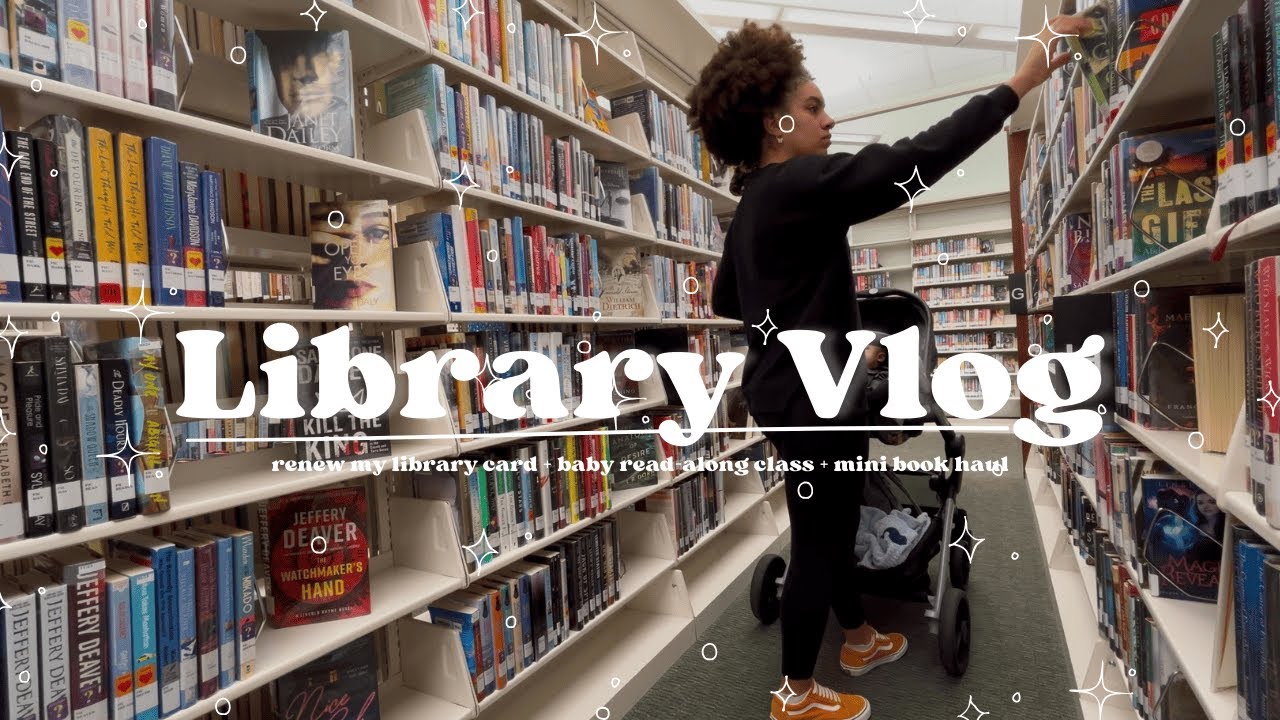 Come with me to the library | renew my library card + baby storytime ...