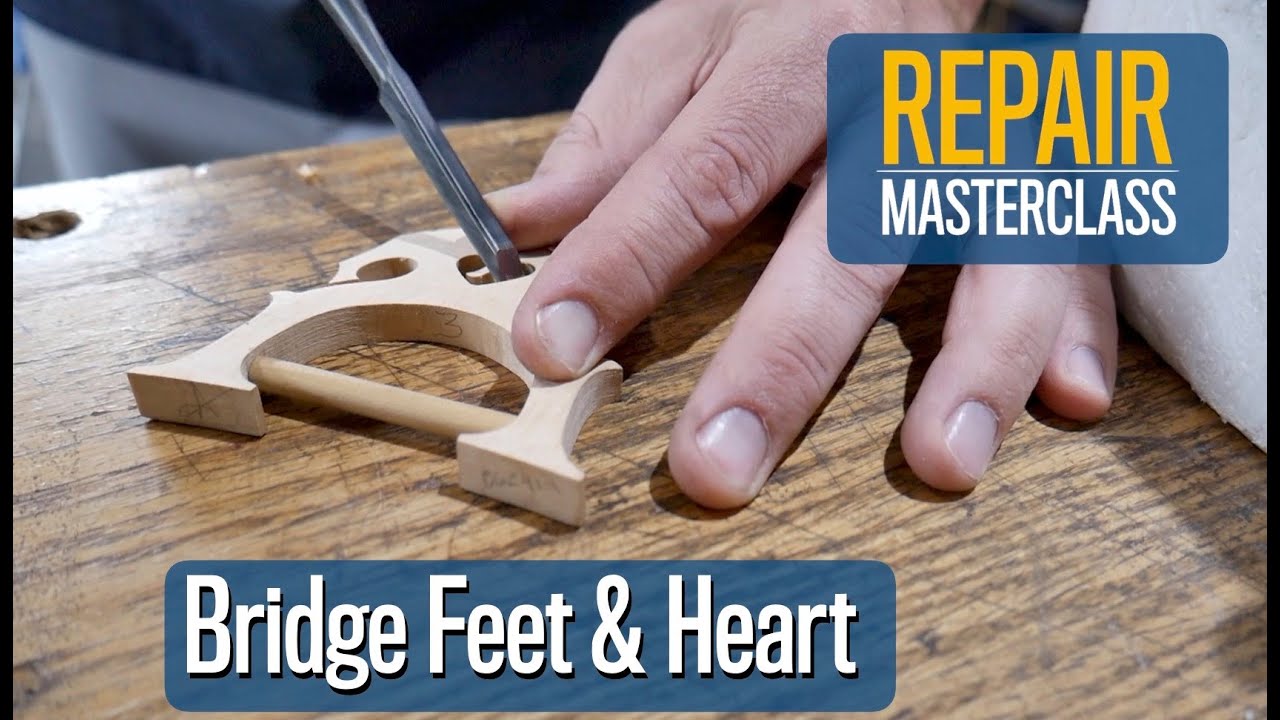 Cello bridge carving tips - YouTube