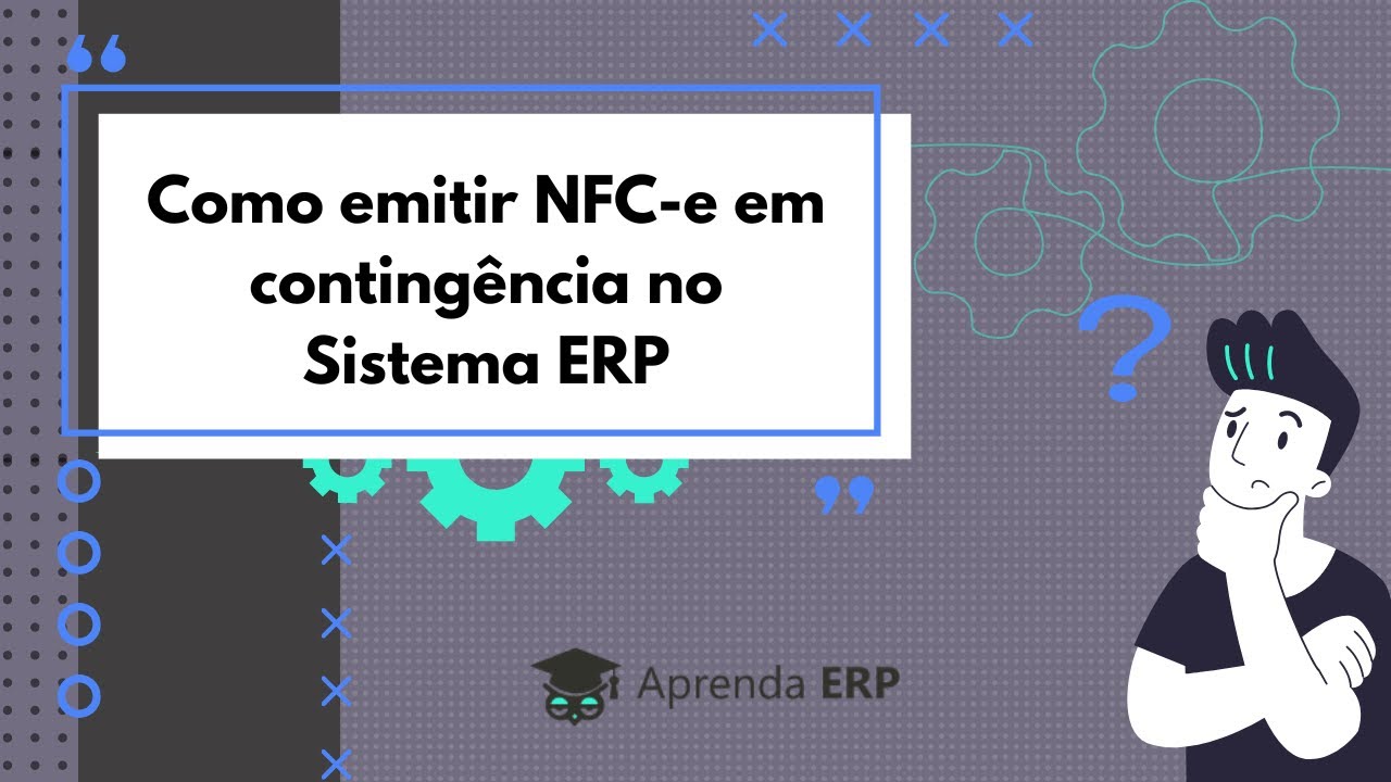 Como emitir NFC e em contingência no Sistema ERP - YouTube