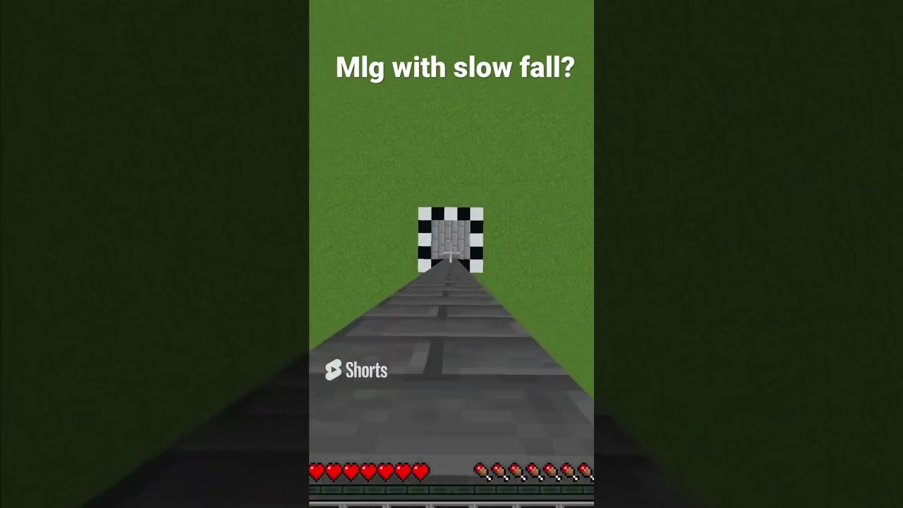 Mlg with a slow fall potion? - YouTube