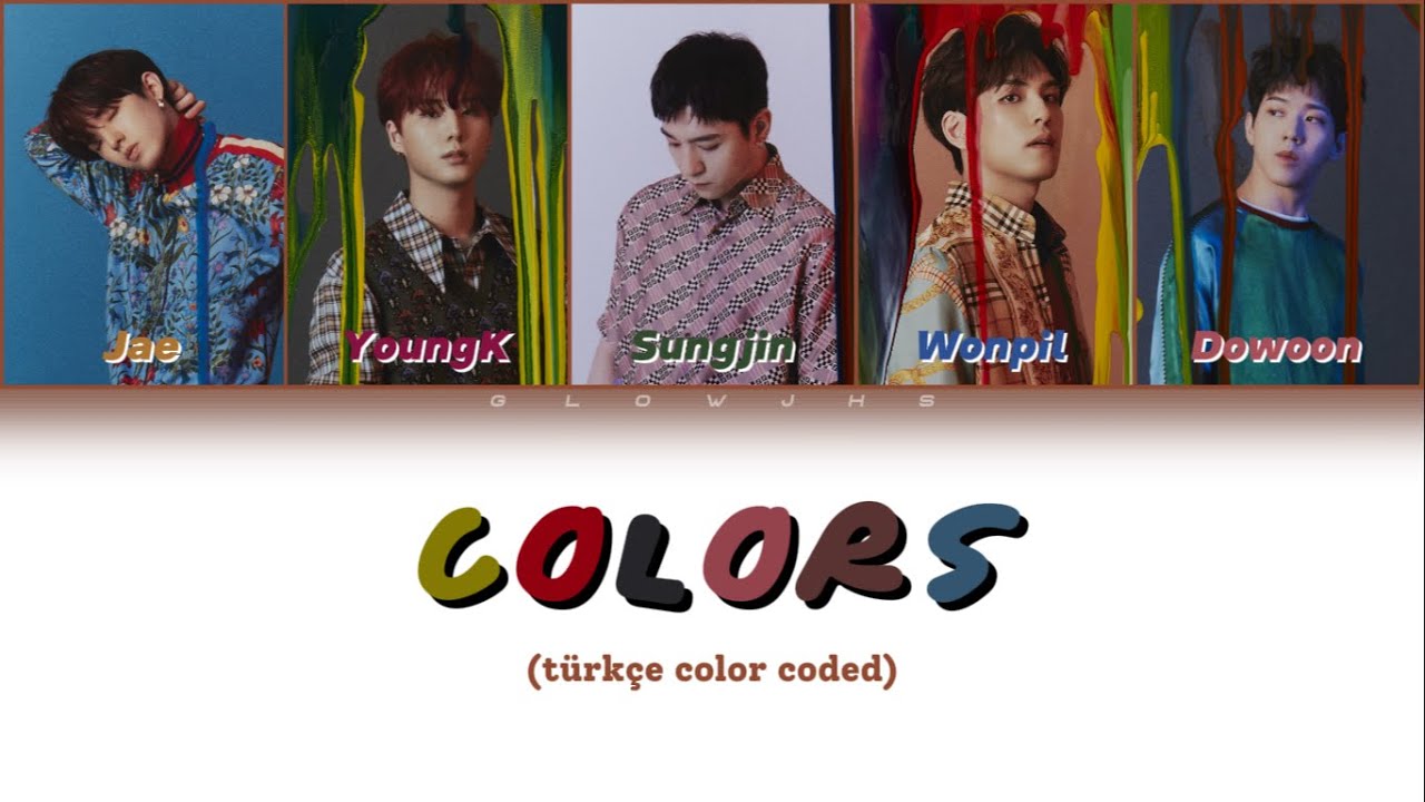 DAY6 - Colors (türkçe color coded) - YouTube