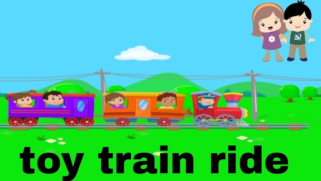 toy train ride | train |cartoon video| kids toy train - YouTube