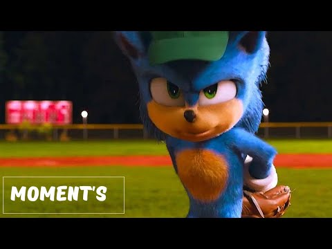 Moment's - Соник играет в бейсбол | Соник в кино - 2020 | Момент из фильма.