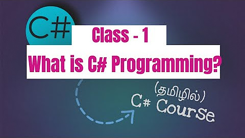 C# Course in Tamil - YouTube