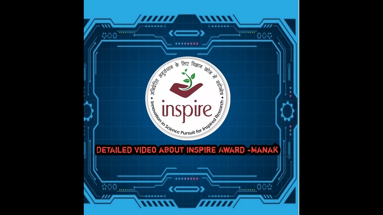 What is Inspire Award -Manak ?|Detailed video | - YouTube