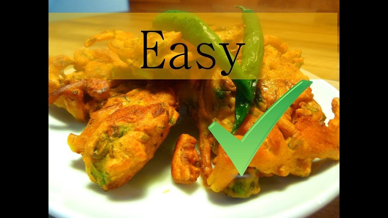 Green Chilli Pakora (Bhaji) - YouTube