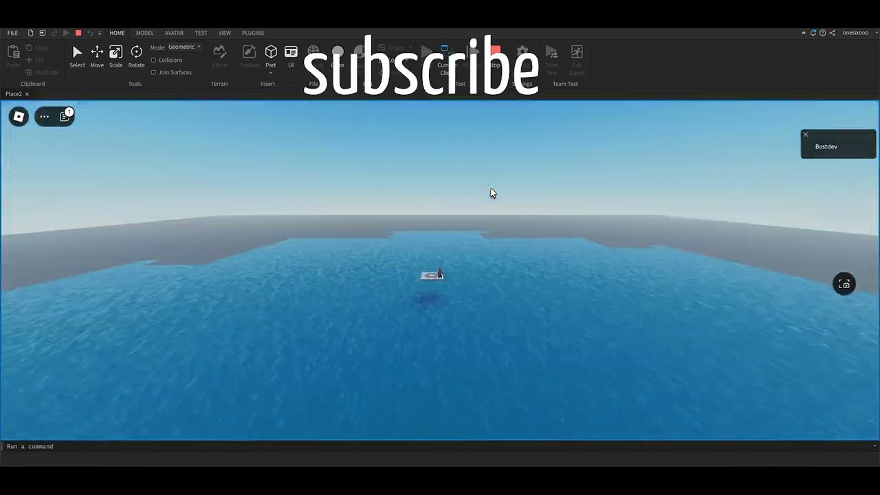 How to make realistic water (can swim) in roblox studio #roblox # ...
