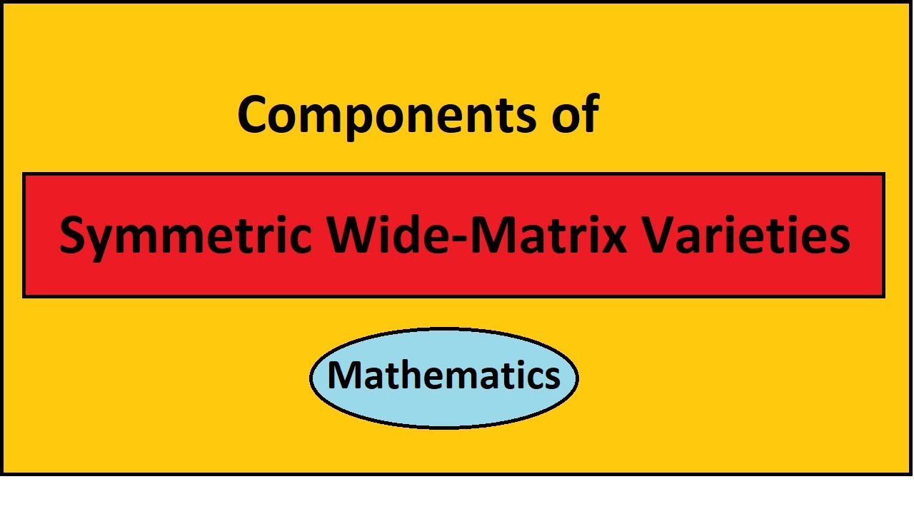 Components of symmetric wide-matrix varieties | MEGA conference 2021 ...