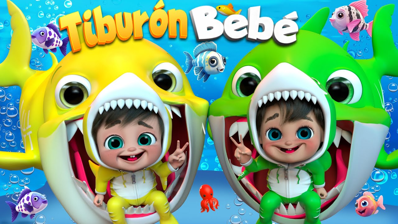 Especial de Tiburón Bebé🦈 - Canciones para bebés #babyshark # ...