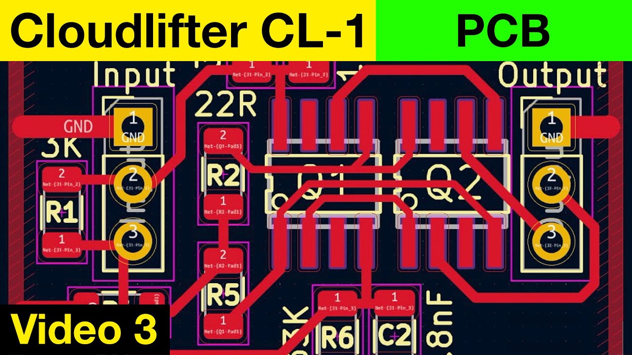 KiCAD PCB Design Tutorial | Cloudlifter CL-1 | Mic Preamp Series Video ...