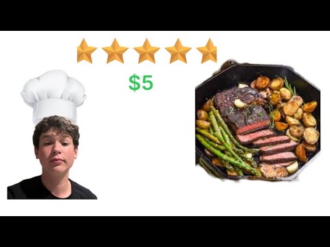 Making a 5 Star meal with only $5 - YouTube