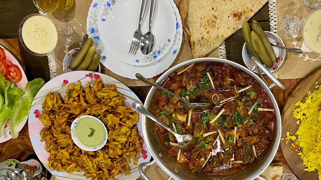 Afghan family Iftar/dinner vlog - YouTube