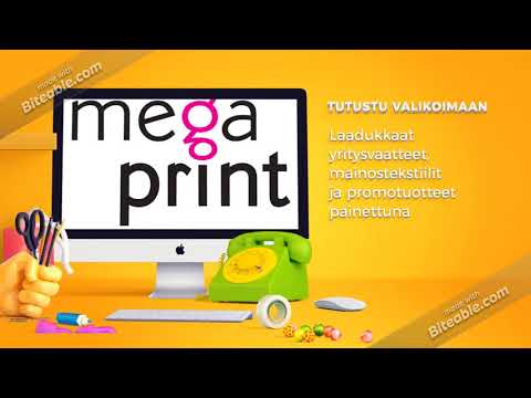 Uudet promo ja mainostuotteet julkaistu - Megaprint tekstiilipaino