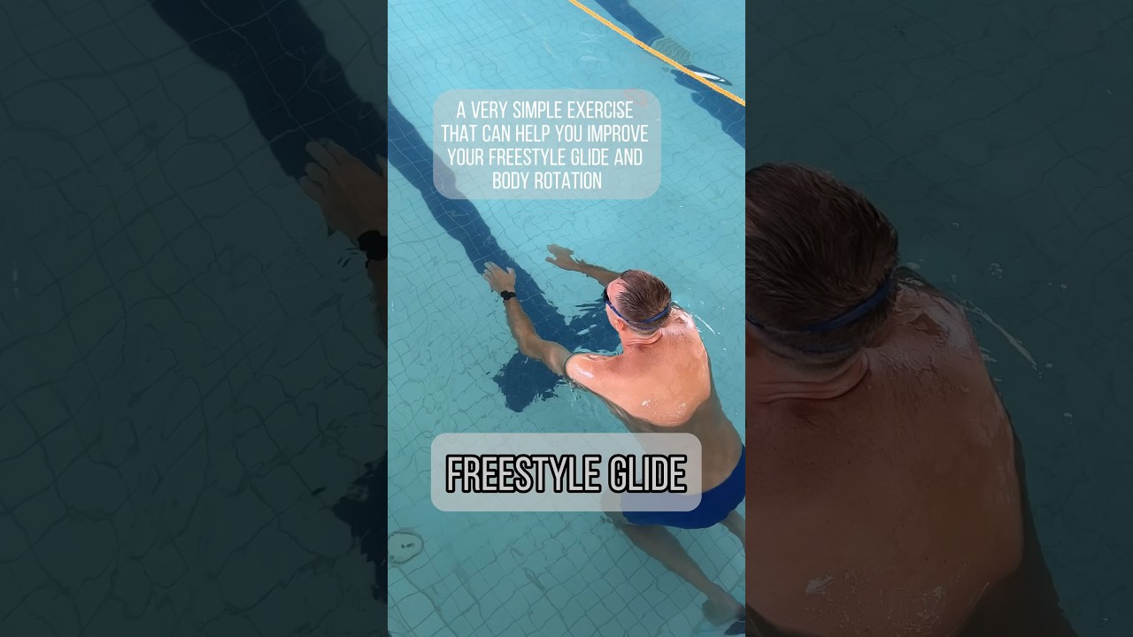 Freestyle glide 💦🏊🏼 #howtoswim #swimming #learntoswim #swim #shotrs # ...