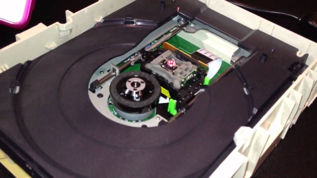 DVD-ROMの内部の動き - YouTube