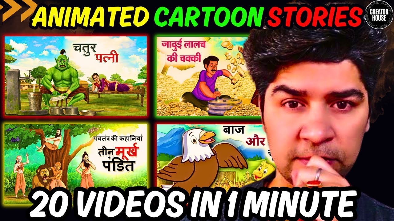 I created 20 viral videos in 1 minute | Create free animated cartoon ...