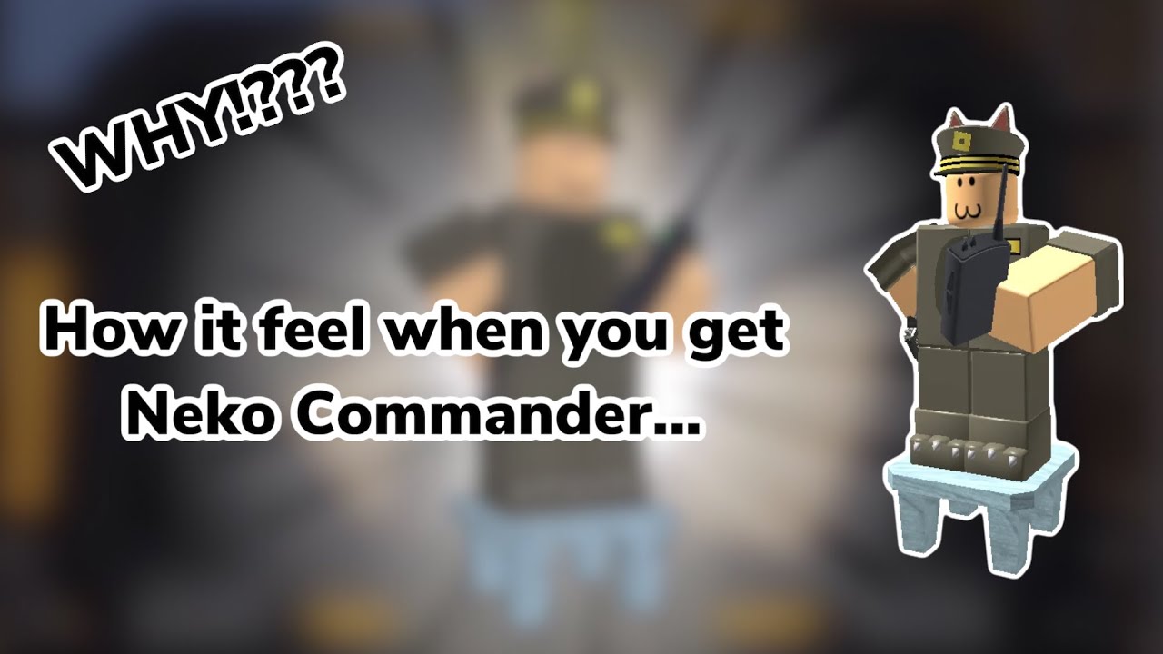 Tower Defense Simulator | How it feels when you get Neko Commander ...