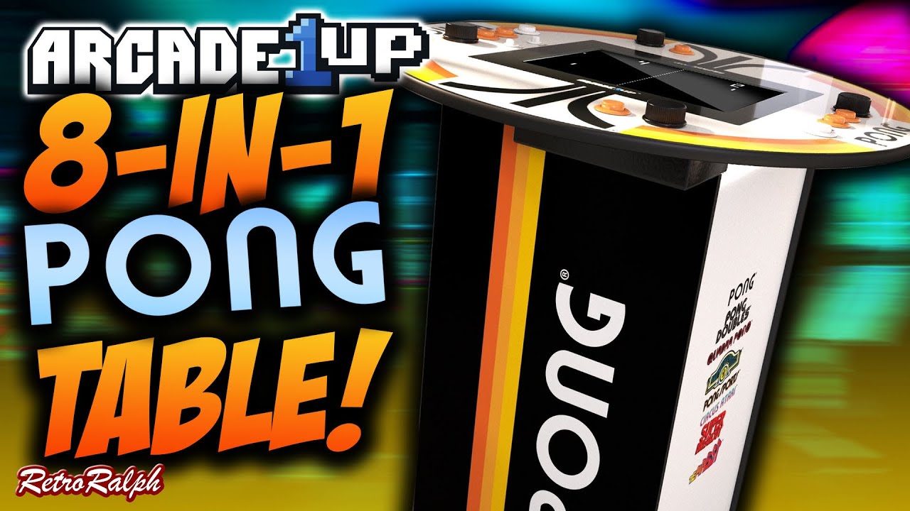 Arcade1up - CES 2021 - 8 in 1 Atari Pub Table! - YouTube