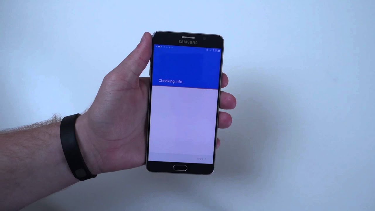 Android How to Setup the Galaxy Note 5 - YouTube