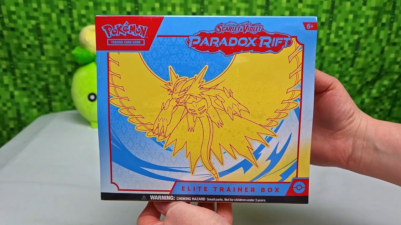 Opening Pokemon Paradox Rift ETB - Elite Trainer Box | (Roaring Moon ...