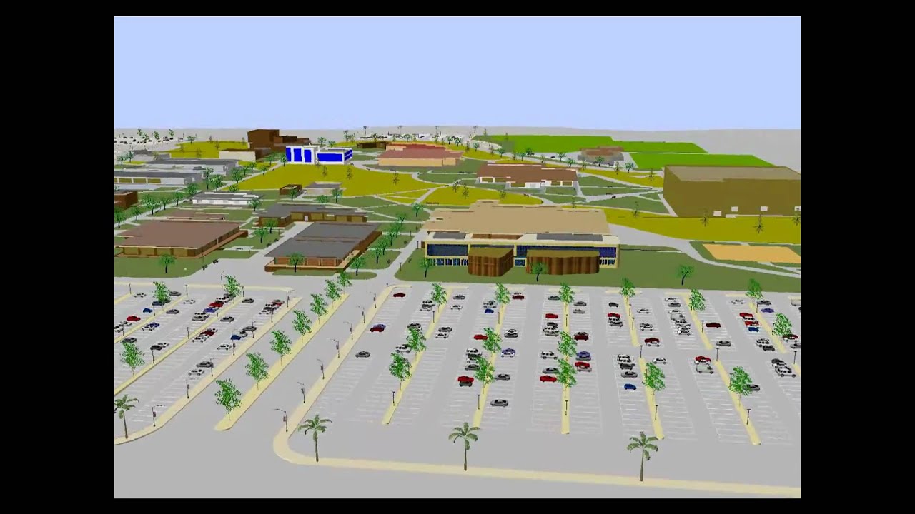 3D Map of Fox-Tech Center in West Valley College - YouTube