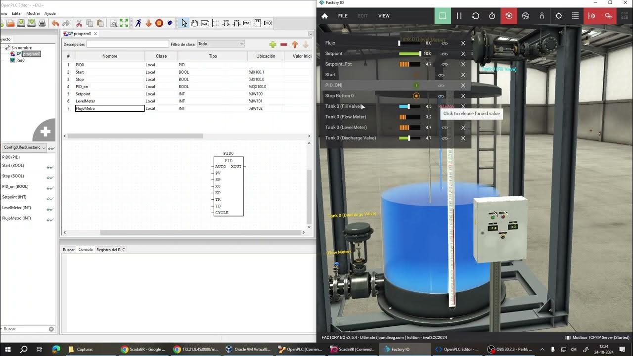 Programacion PID hacia ModBus con OpenPLC - YouTube