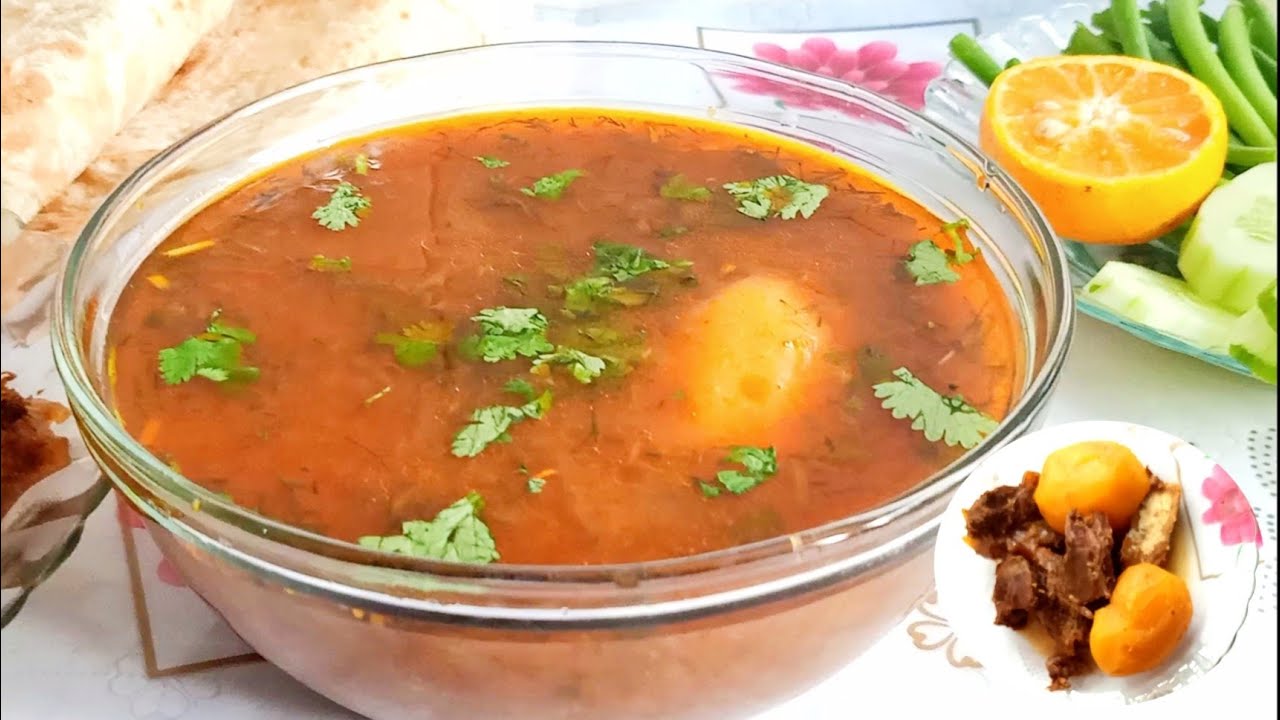 شوروا یاشوربایی افغانی/shorwa (shorba) recipe - YouTube
