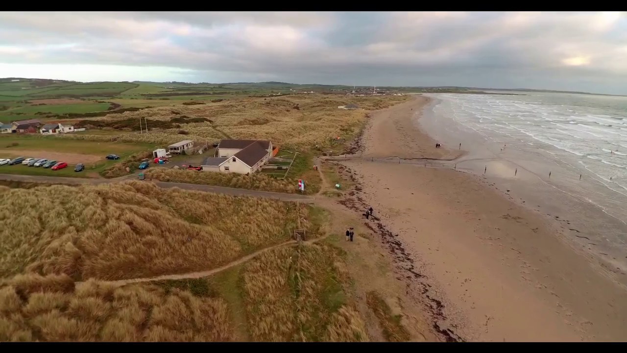 Tyrella Beach in Winter Autel Drone - YouTube