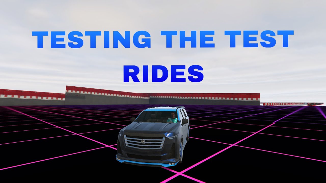 TESTING THE TEST RIDES - YouTube