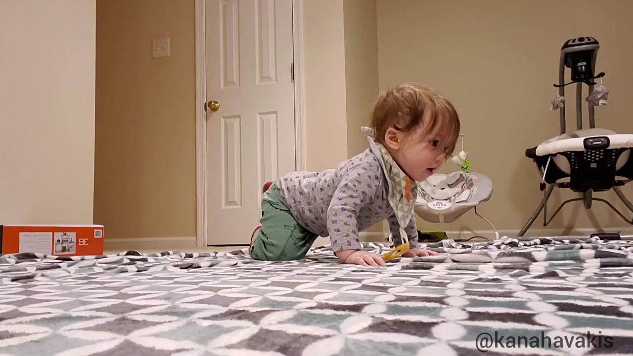 FIRST TIME CRAWLING! - YouTube