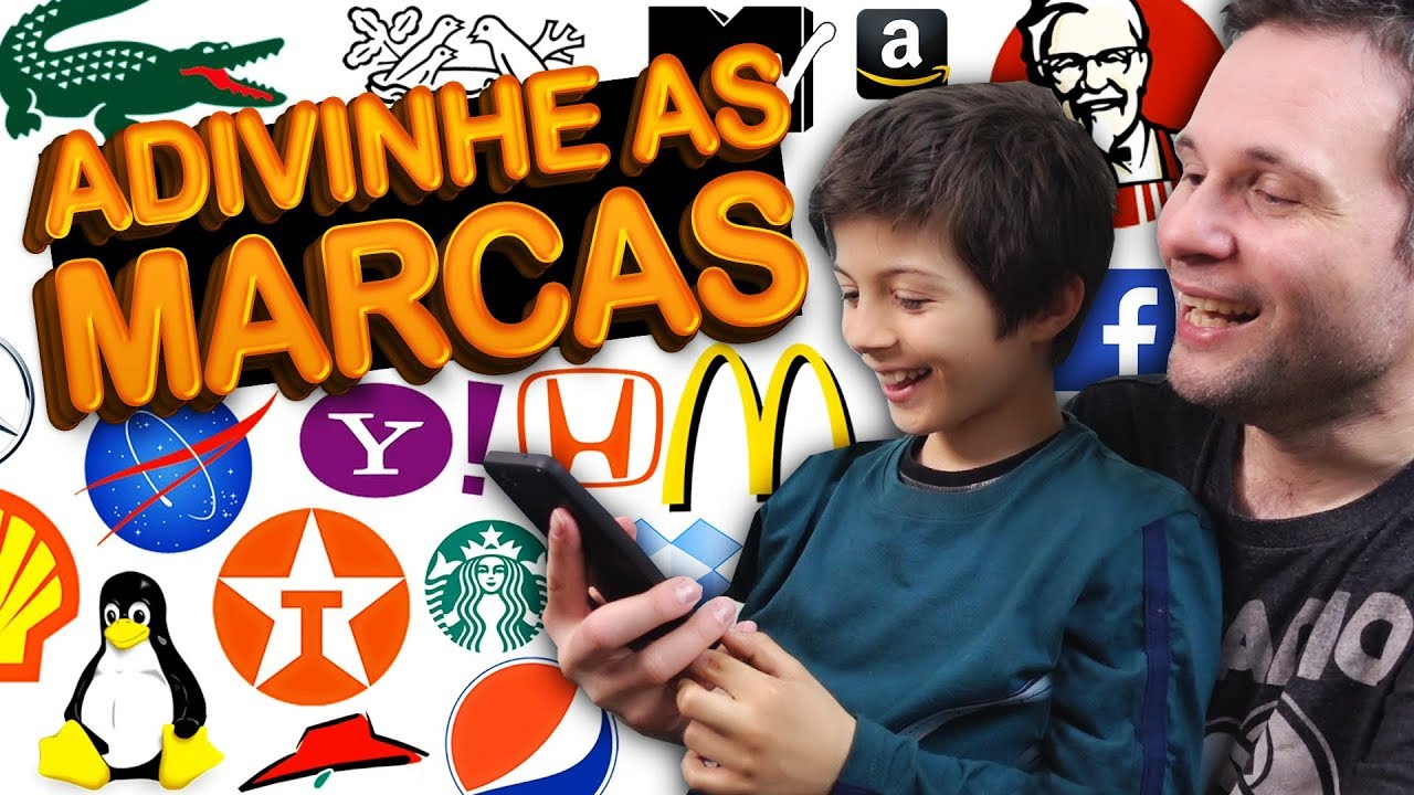 VOCÊ ADIVINHA QUAIS SÃO ESSAS MARCAS FAMOSAS? - Desafio das Marcas #1 ...