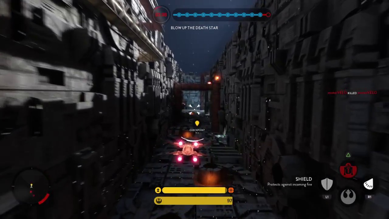 Completing Trench Run as Luke Skywalker - Star Wars Battlefront - YouTube