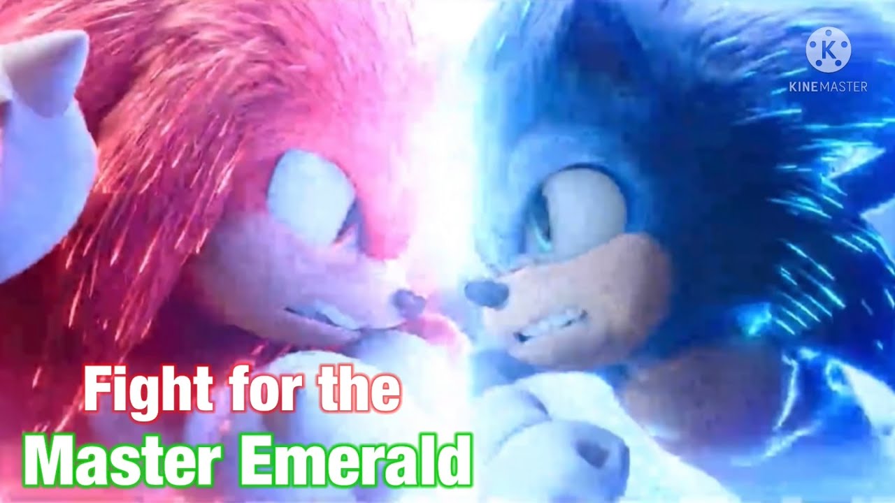 Sonic Movie 2-Sonic and Knuckles fight in the Temple-Full Scene - YouTube